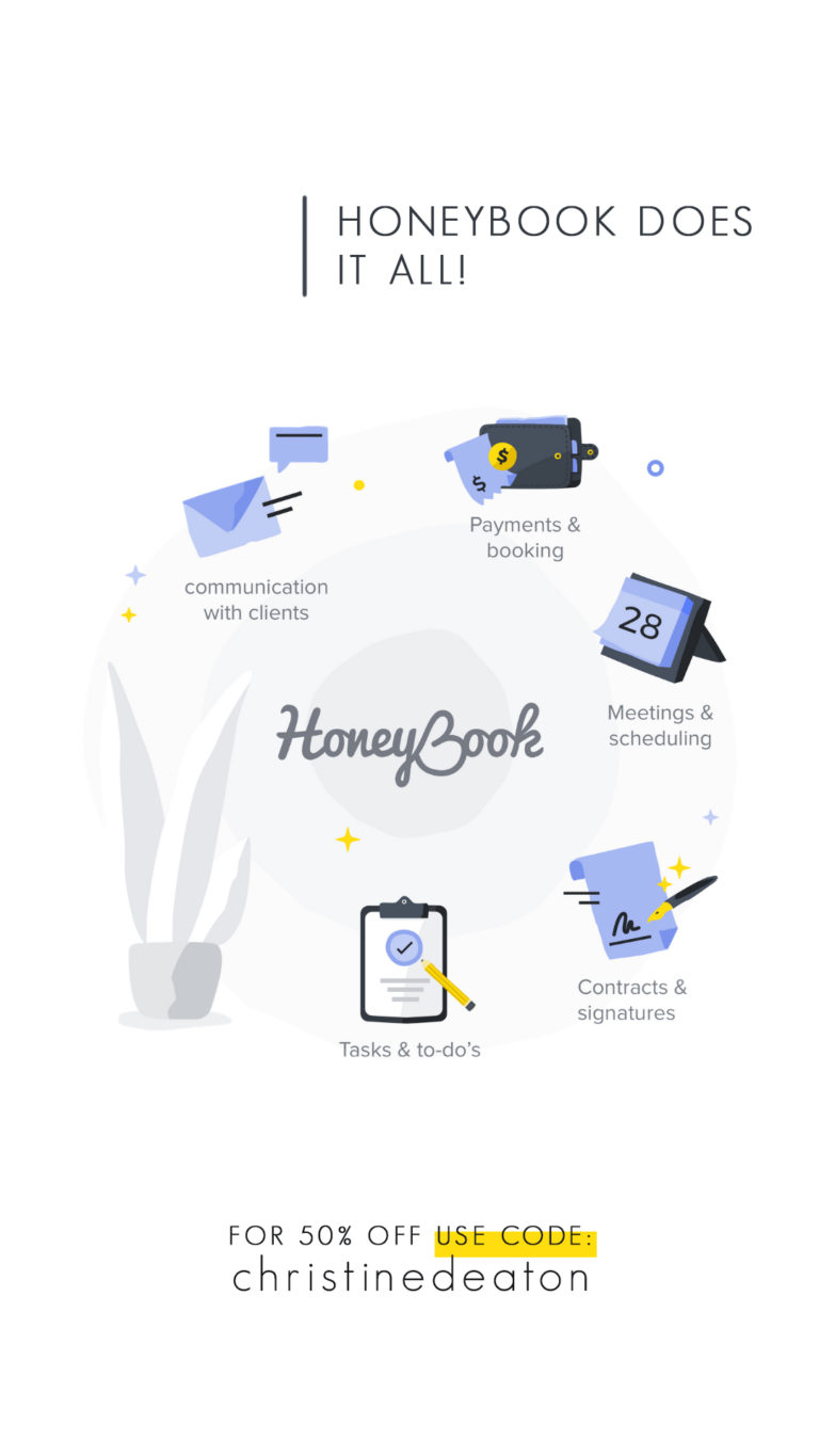 Improve Client Experience With Honeybook - christinedeatoncreative.com